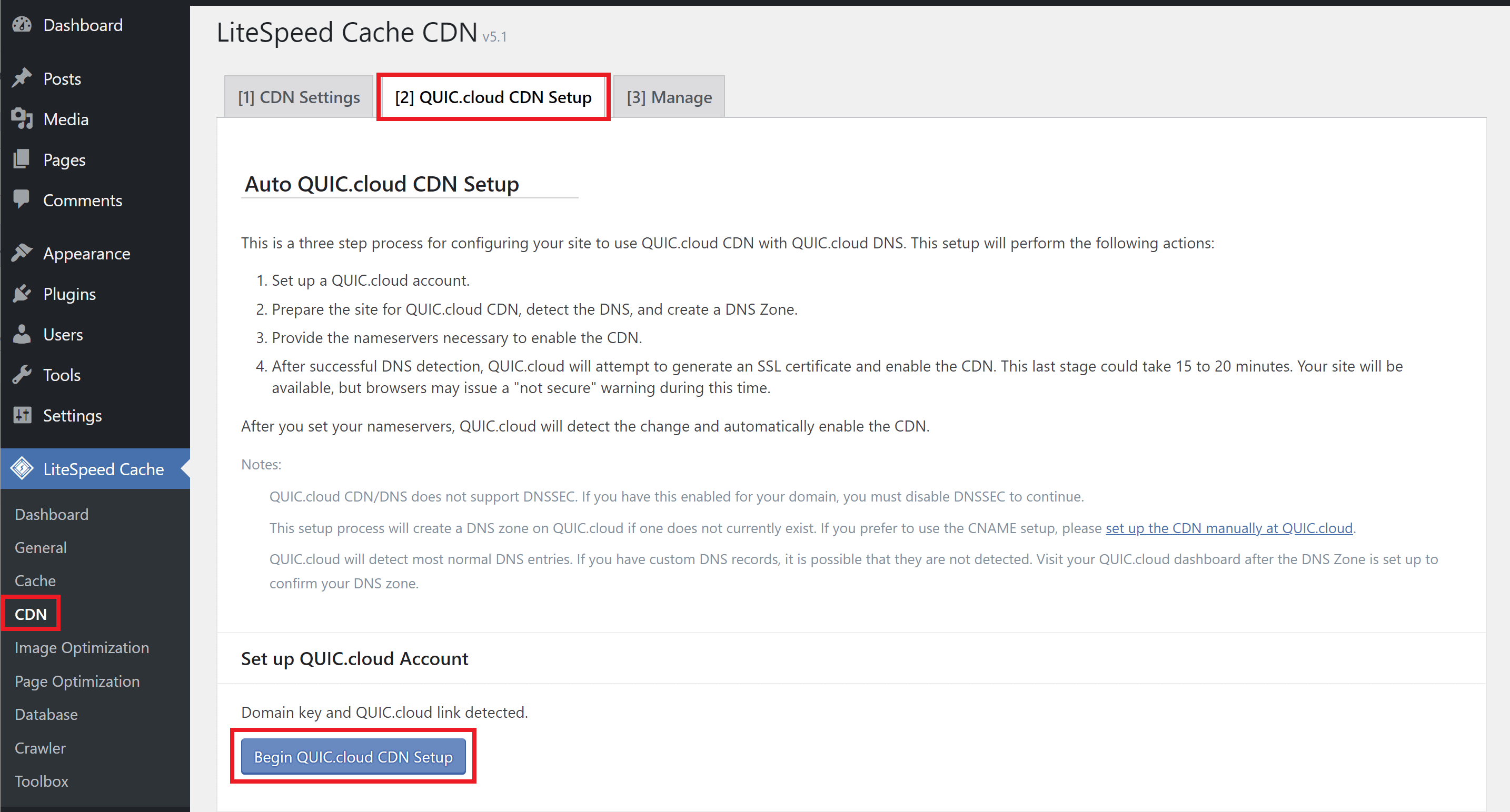 How to Set Up QUIC.cloud CDN for WordPress | GridPane